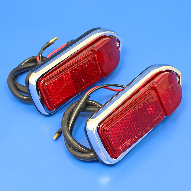 L824REDPR: Red Front Right Side Marker Lamps L824 - handed PAIR ...